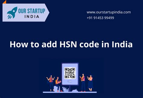 How To Add HSN Code In India Our Startup India