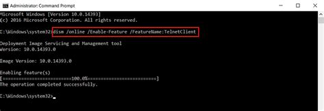 Windows에서 Telnet 설치 및 사용 방법