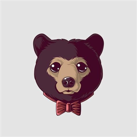 Premium Vector Honey Bear Illustration In A Cute Style