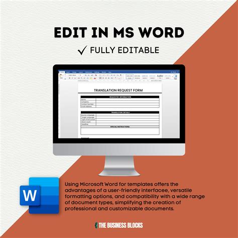 Translation Request Form Template Translation Service Request Document Translation Request