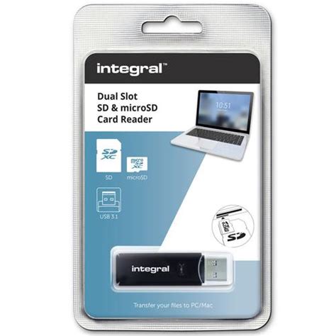 Integral Usb 3 1 Sd Micro Sd Card Reader Black £13 96 Free Delivery Mymemory