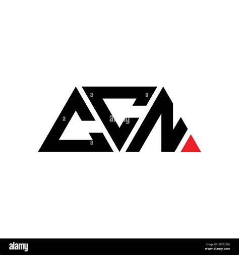 Ccn Triangle Letter Logo Design With Triangle Shape Ccn Triangle Logo