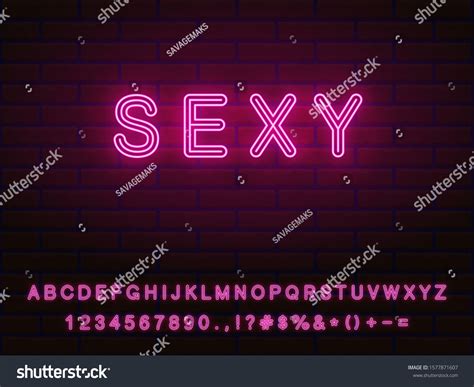Bold Pink Neon Font Erotic Style เวกเตอรสตอก ปลอดคาลขสทธ Shutterstock Bold Pink Neon Font Erotic Style เวกเตอรสตอก ปลอดคาลขสทธ Shutterstock