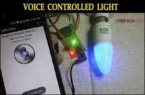 How To Make Voice Controlled Light Tronicspro