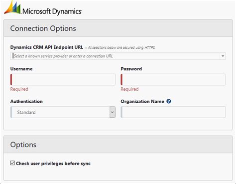 Create A Microsoft Dynamics Crm Connection Riva Cloud Riva Engine Knowledgebase