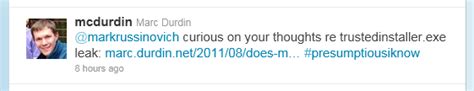 Reproducing The TrustedInstaller Exe Leak Marc Durdin S Blog