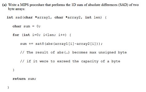 A Write The Mips Code For This B Rewrite It To Call