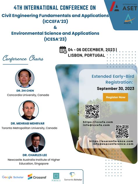 Iccefa2023 Icesa2023 Environmentalscience Civilengineering