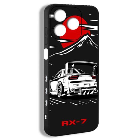 чехол для смартфона Подходит для Tecno Spark 10c Mazda Rx7 Fd3s Jdm Гонки Qtr16 купить с