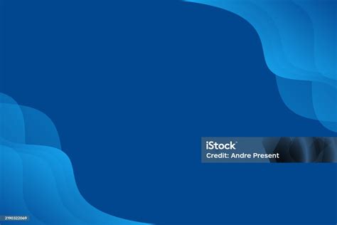 Modern Wave Background With Blue Gradient Color Stock Illustration Download Image Now