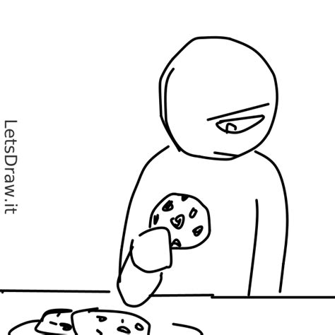 How To Draw Cookie 4647df6q5 Png LetsDrawIt