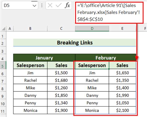 Excel Vba To Break Links 4 Suitable Examples Exceldemy