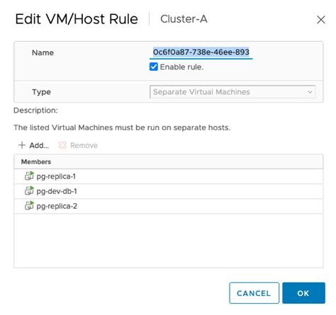 Configuring Ha For Postgresql In Vmware Data Services Manager V132