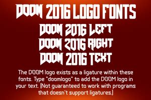 DOOM Eternal Font HK Fonts FontSpace