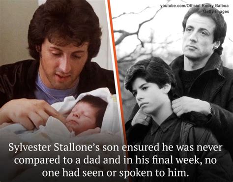 Sage Stallone Sylvester Stallones Firstborn Had His Whole Life