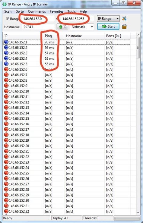 How Do I Ping A Range Of IP Addresses 100 Times What Box Game