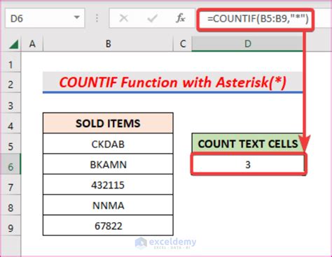 How To Count Text In Excel 7 Easy Tricks Exceldemy