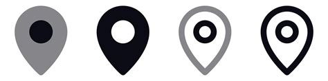 Premium Vector Map Pin Icon Set