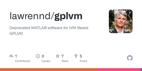 Github Lawrenndgplvm Deprecated Matlab Software For Ivm Based Gplvm
