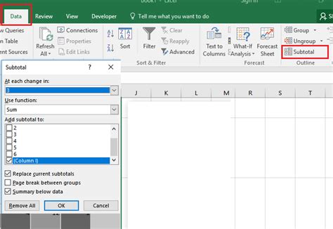 2 Cara Subtotal Di Excel Belajar Mirosoft Excel