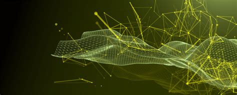 Polygonal Science Background With Connecting Dots Vector Image