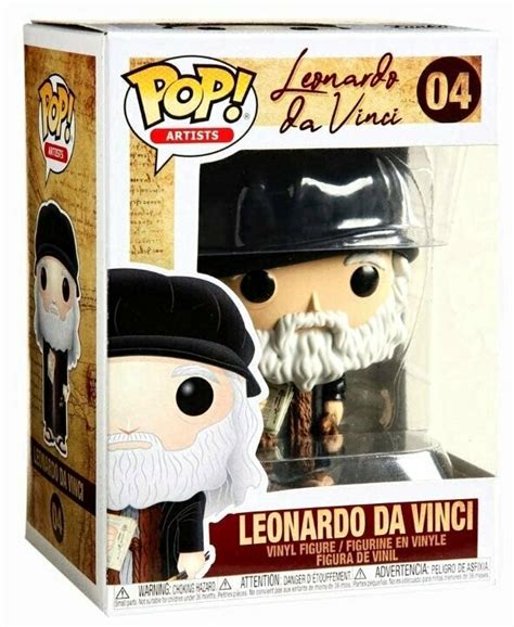 Funko Pop Artists Leonardo Da Vinci Collectible Toy