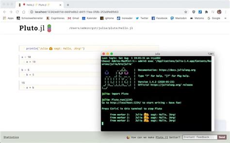 Interaktive Julia Notebooks Mit Plutojl Schockwellenreiter