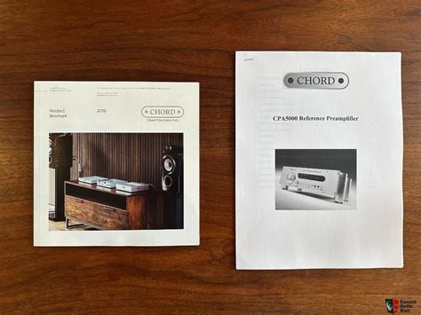 Chord CPA 5000 Reference Pre World Class Audiophile Sound All