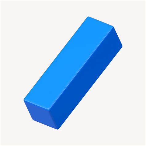 3d Blue Cuboid Geometric Shape Free Photo Rawpixel
