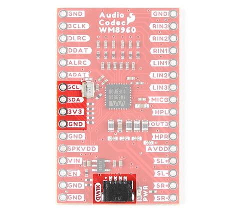 Audio Codec Breakout Wm8960 Hookup Guide Sparkfun Learn