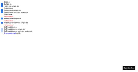 Infotech Uikit Checkbox Codesandbox