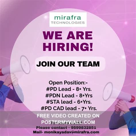 monica yadav on linkedin hiringalert mirafra mirafra bangalore
