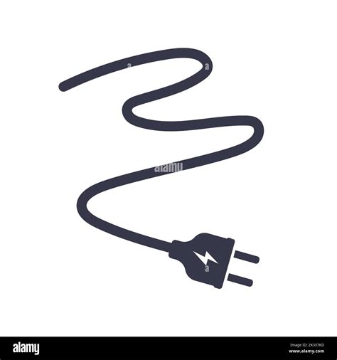 Electric Plug Power Vector Consumption Ac Symbol Icon Electric Plug Icon Illustration Isolated
