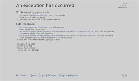 Cheat Mod Mod Renpy Picture Perfect Oscarsixs Walkthrough Scene Gallery Cheat