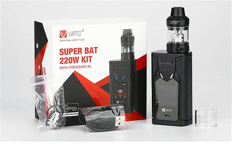 Vaptio Super Bat 220w Starter Kit Review Spinfuel Wellness