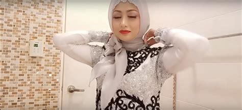 Tutorial Hijab Pesta Segi Empat Pashmina Elegan Dan Simple
