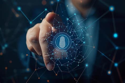 Premium Photo Blockchain Based Biometric Security For E Kyc And