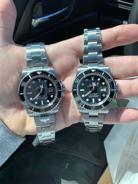 116610LN Noob V9 Vs ARF V2 Replica Watch Info