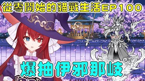 貓咪大戰爭從零開始的貓戰生活EP100 第一百集啦爆抽伊邪那岐 YouTube
