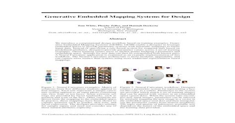 Pdf Generative Embedded Mapping Systems For Design · Generative Embedded Mapping Systems For