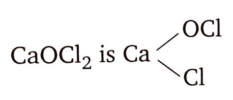 The Oxidation Number Of Cl In Caocl Is