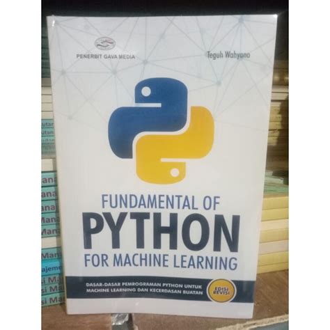 Jual Fundamental Of Python For Machine Learning Indonesiashopee Indonesia