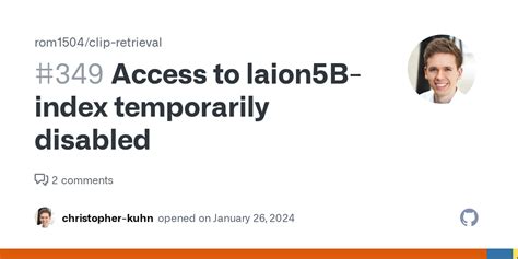 Access To Laion5b Index Temporarily Disabled · Issue 349 · Rom1504
