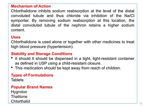 Lecture Note On Medicinal Chemistry Diuretics Pptx