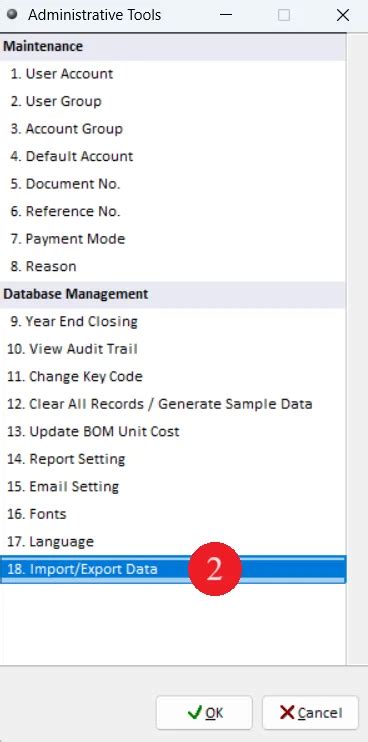 Import Transaction Using Excel File Million Software