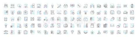 Lean Management Vector Line Icons Set Lean Management Efficiency