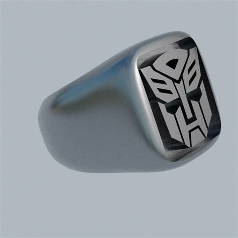 🤖 Transformers Autobot Ring・ Stl File For 3d Printing・cults