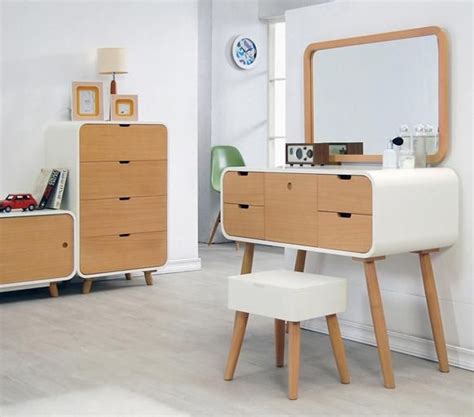 Eco Dressing Console Storage Stool Meja Rias Dekorasi Kamar Meja