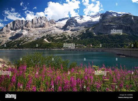 Fedaia Stausee Fedaia Pass Dolomiten Fassa Tal Trentino Alto Adige