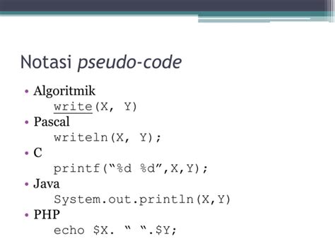 2 Struktur Dasar Algoritma Dan Notasi Algoritmik Pseudo Code Ppt